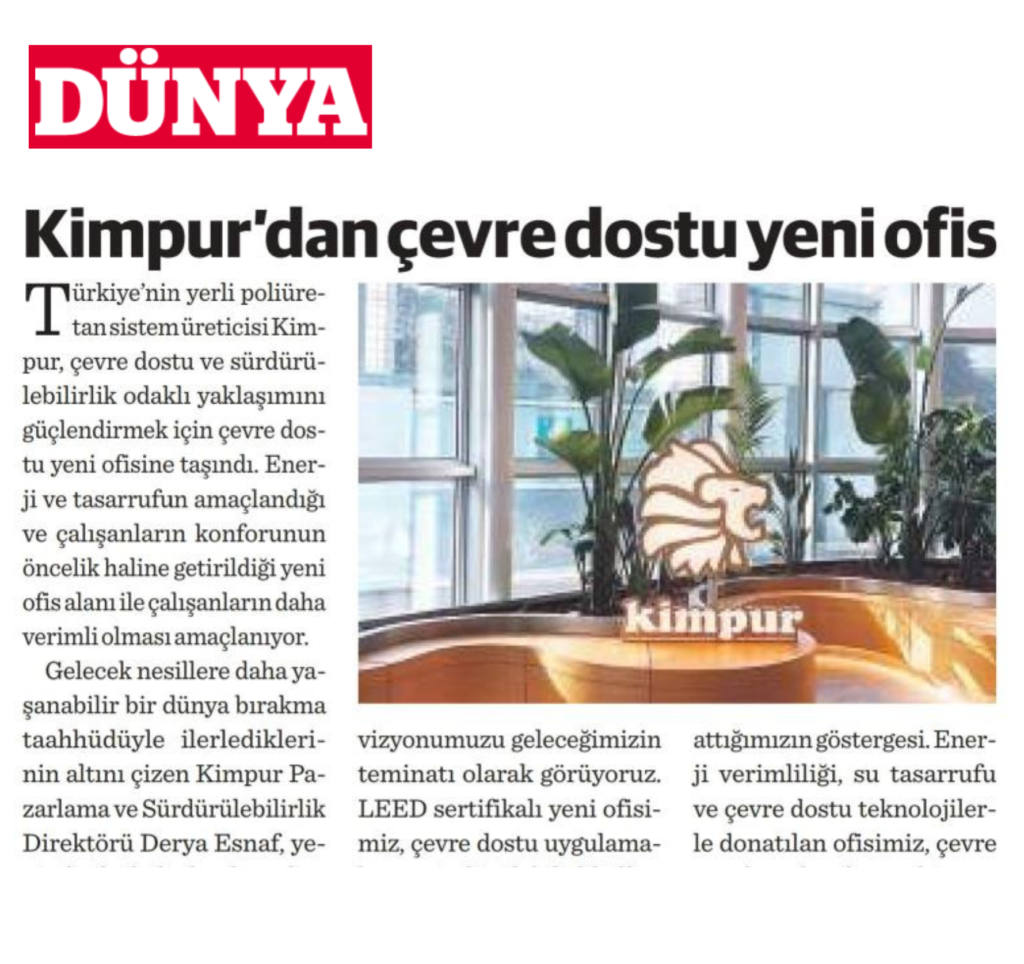 Kimpur - Kimteks Poliüretan Sistemleri