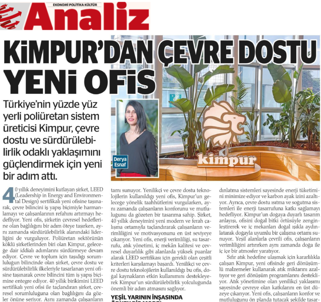 Kimpur - Kimteks Poliüretan Sistemleri