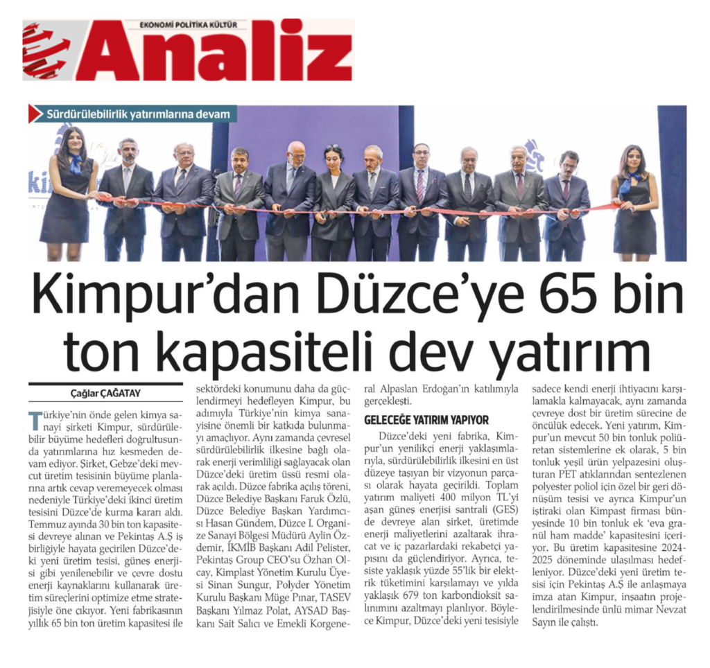 Kimpur - Kimteks Poliüretan Sistemleri