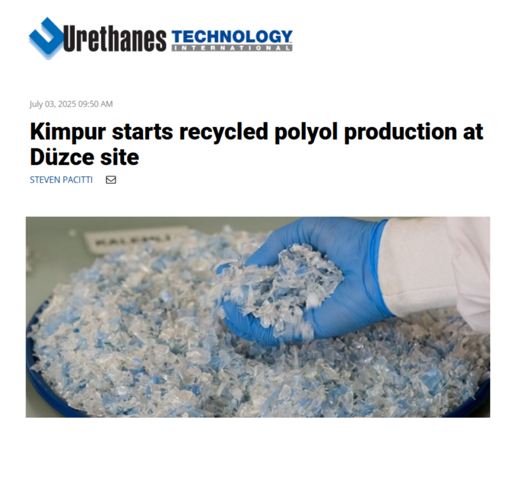 Kimpur: Polyurethane Systems Producer in Turkey